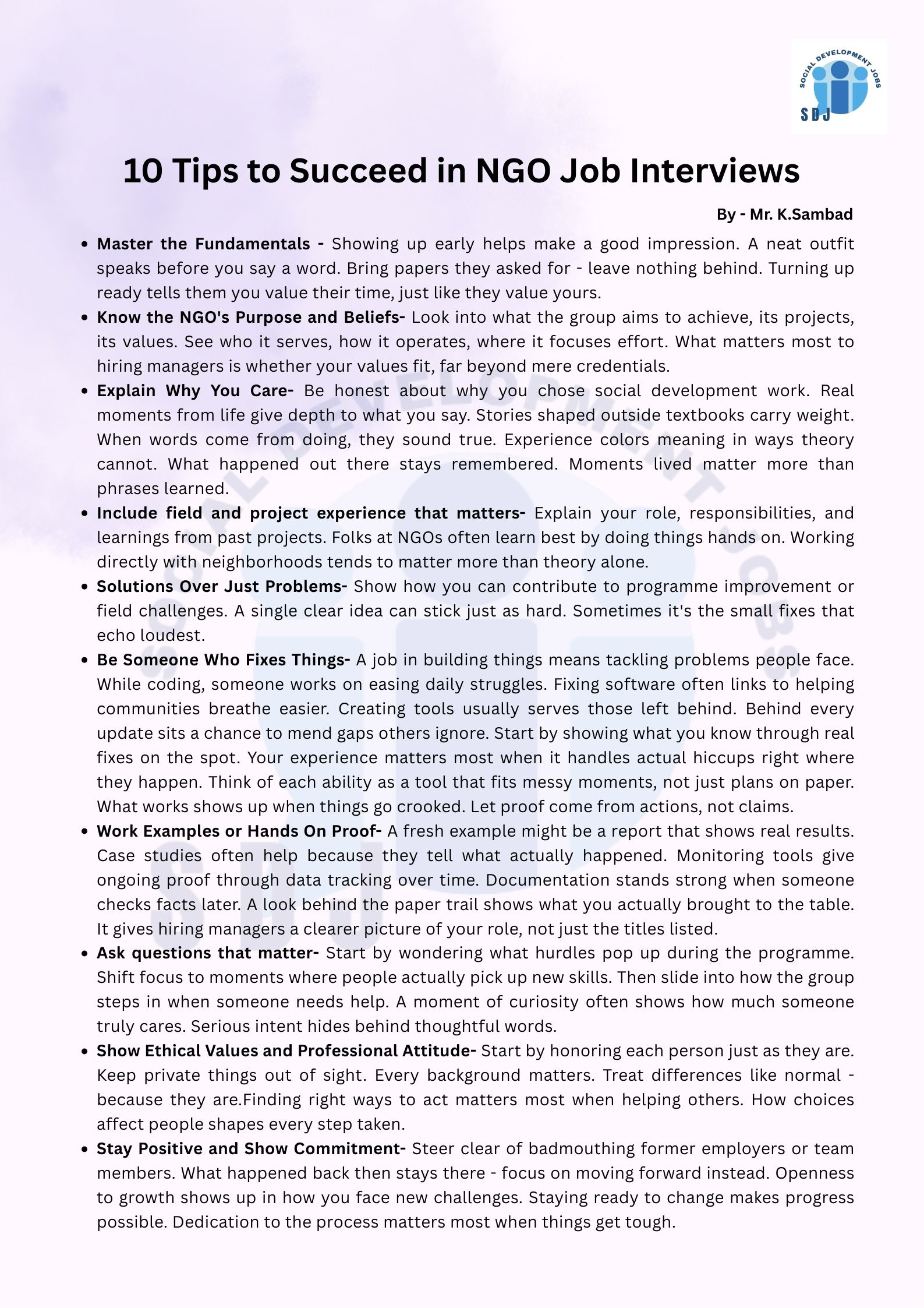 Home | Social Development Jobs